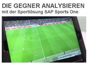 Deutsche Fussball Nationalmannschaft mit Software von SAP