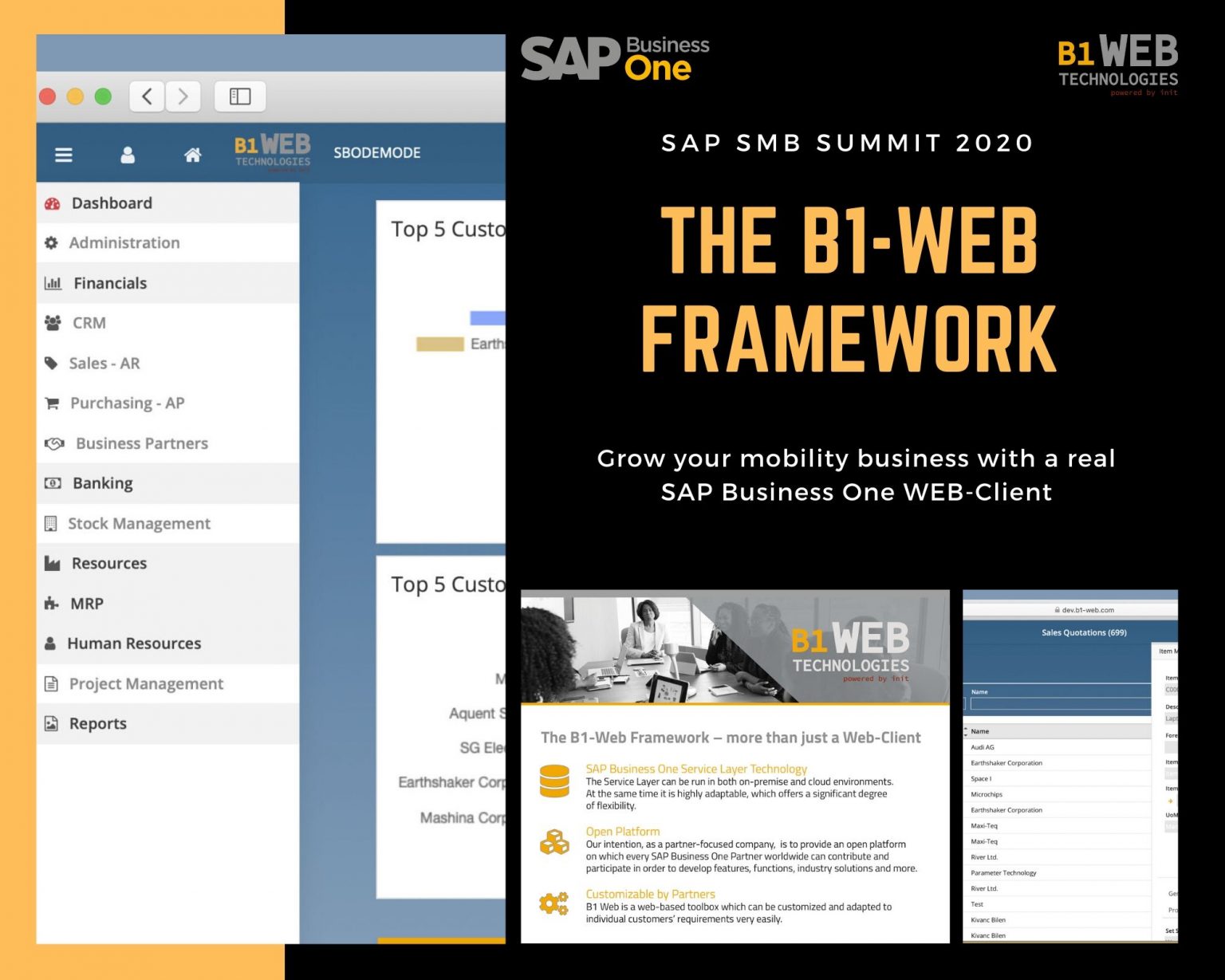 B1 Web für SAP Business One - SAP Business One Blog